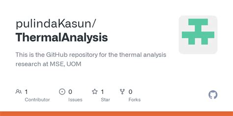Github Pulindakasunthermalanalysis This Is The Github Repository For The Thermal Analysis