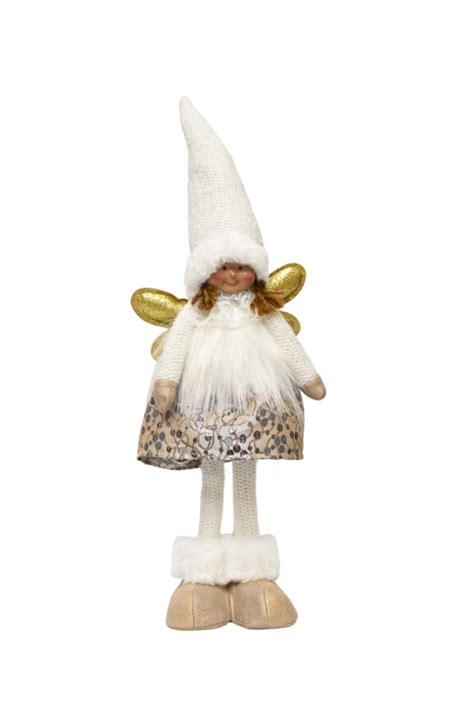 გოგონა ბრჭყვიალა ქვედაბოლოთი და რბილი ფეხებით Lana