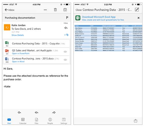 Outlook For Ios Now Lets You Open Edit And Send Attachments With Word