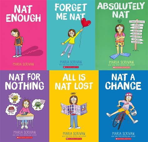 Nat Enough Series 6 Books Set Graphic Novel Nat Enough Forget Me Nat Absolutely Nat Nat