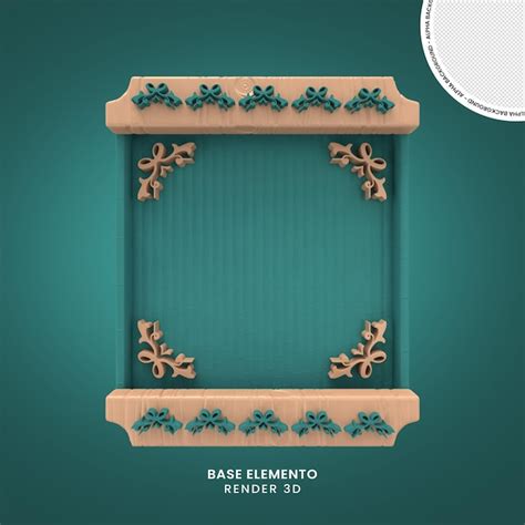 Premium Psd Element 3d Render