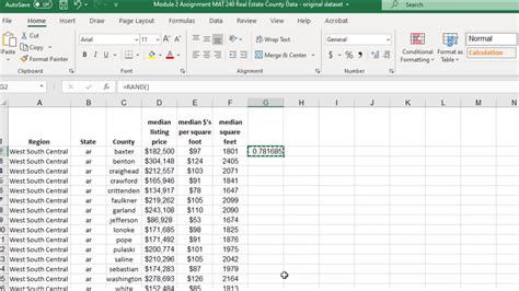 Rand Function In Excel Youtube