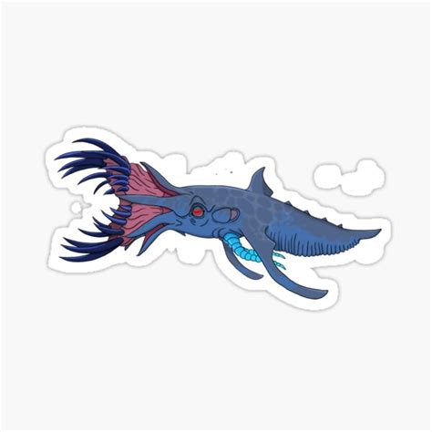 Subnautica Below Zero Squid Shark Sticker For Sale By Moosecanoe32