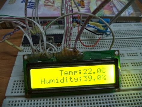 arduino dht11 sensor interface with pic16f877a via pic mcu