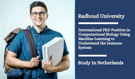 International Phd Position In Computational Biology Using Machine Learning To Understand The