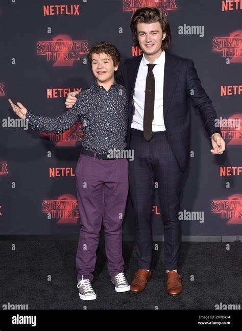 Gaten Matarazzo And Joe Keery Attending Netflixs Stranger Things 2