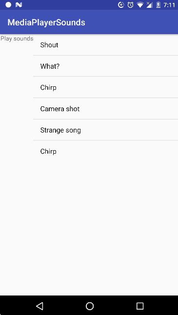 Github Jorgesysandroid Mediaplayer Play Sounds In Listview Mediaplayer Play Sounds In Listview