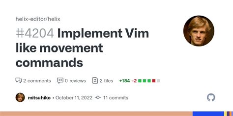 Experimental Vim Like Movement Commands Rhelixeditor