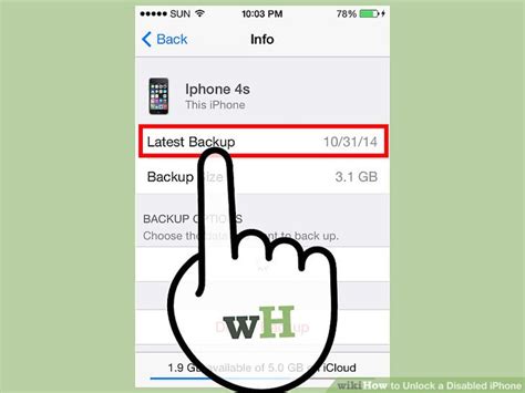 3 Ways To Unlock A Disabled Iphone Wikihow