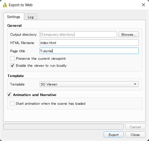 Exporter — Qgis2threejs Plugin 27 Documentation