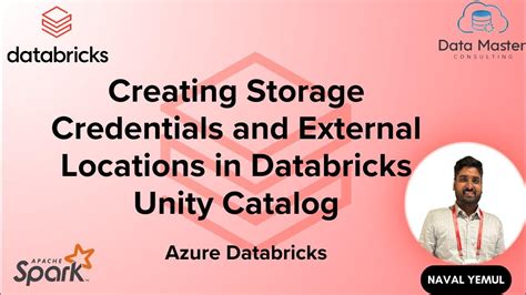 Creating Storage Credentials And External Locations In Databricks Unity Catalog Youtube Creating Storage Credentials And External Locations In Databricks Unity Catalog Youtube