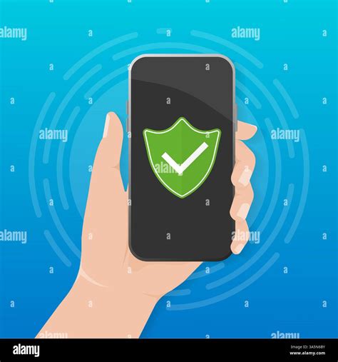 Green Smartphone Protection With Hand Isolated On White Background