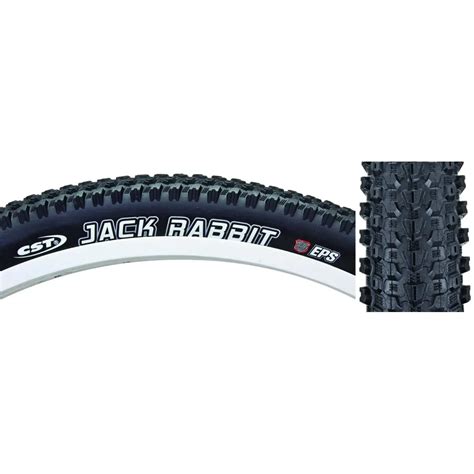 CST Jack Rabbit Folding Tire - 26' x 2.1, Black - Premium Tread Design ...