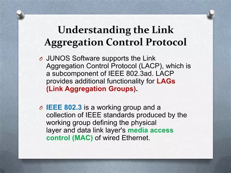 Link Aggregation Control Protocol Pptx