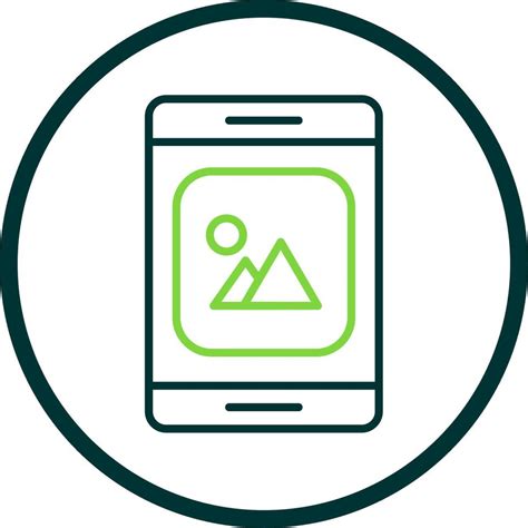 Mobile App Line Circle Icon Design Vector Art At Vecteezy