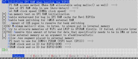 Esp32 解决esp32内部ram内存不足的问题 开启外部spi Ram 减少iram使用spiram Csdn博客