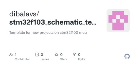 Github Dibalavs Stm32f103 Schematic Template Template For New Projects On Stm32f103 Mcu