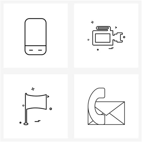 Isolated Symbols Set Simple Line Icons Arrow Art Upload Map Stock Vector By Ibrandify