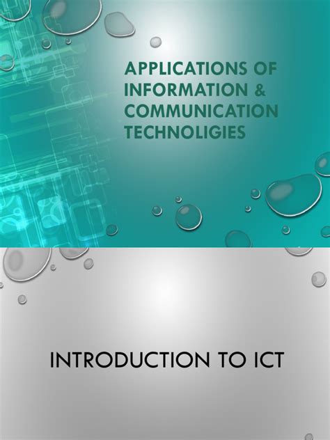 1 Lec Pdf Educational Technology Information And Communications Technology