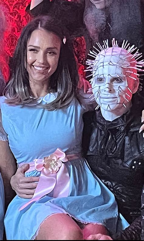 Jessica Albas The Shining Twin Halloween Costume See Photos