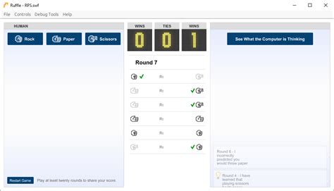 New York Times Rock Paper Scissors Score Only Updates Once · Issue