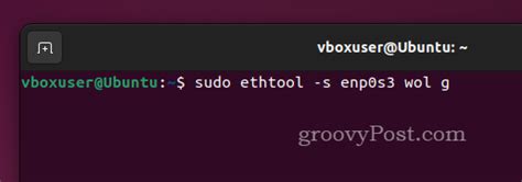 How To Enable Wake On LAN On Ubuntu