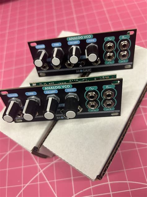 Mosaic Analog Vco Module 2019 Black Reverb Uk