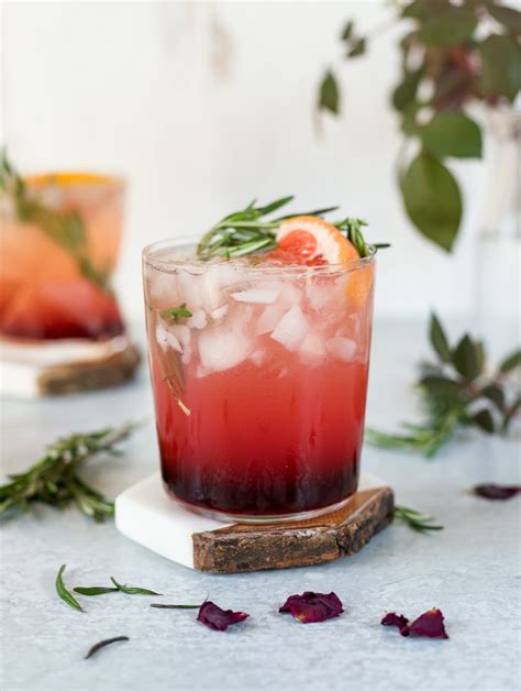 Sparkling Pomegranate Gin And Juice Cocktail A Flavor Journal