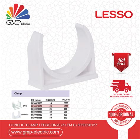 Conduit Clamp Lesso Dn20 Klem U 8030020127