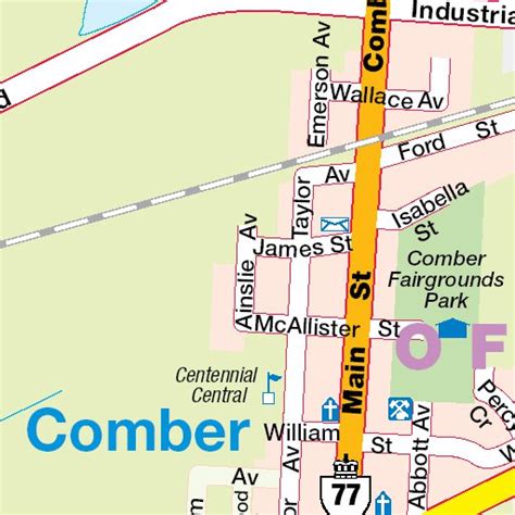 Comber On Map By Mapmobility Corp Avenza Maps