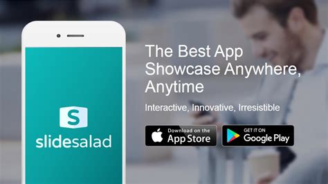 Best Mobile Application PowerPoint Presentation Template SlideSalad