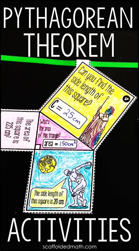 Fun Pythagorean Theorem Activities And Teaching Ideas Pythagorean Theorem Activity