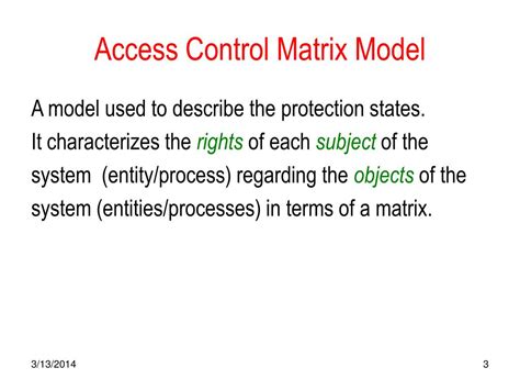 Ppt Computer Security Access Control Matrix Powerpoint Presentation