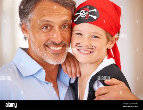 He Encourages His Son To Be Anything He Wants To Be Portrait Of A
