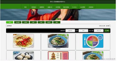 java php node js python老年人营养膳食咨询平台【2024年毕设】 csdn博客