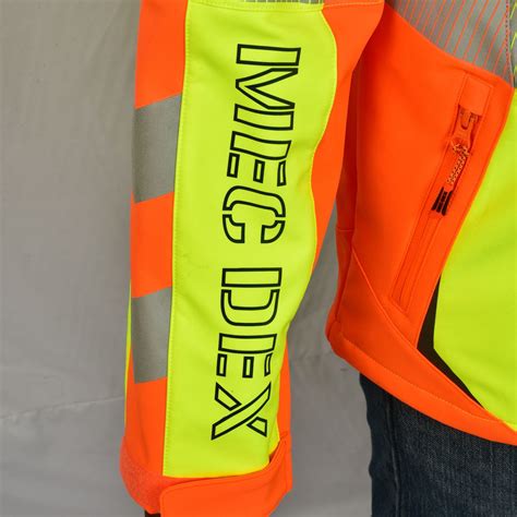 Hi Viz Softshell Jacket Class Iii Mec Dex®