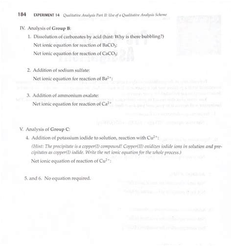 Solved Exercise 14 Name Lab Section Date Pre Laboratory