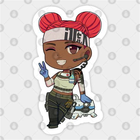 Chibi Lifeline Apex Legends Sticker Teepublic
