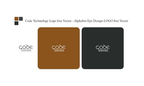 Premium Vector Code Technology Logo Free Vector Alphabet Eps Design