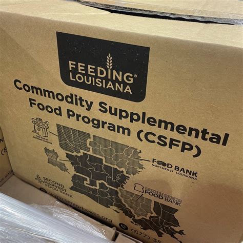 Commodity Supplemental Food Program Csfp — The Food Bank Of Central Louisiana