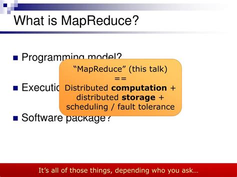 PPT Large Scale Data Mining MapReduce And Beyond Part 1 Basics PowerPoint Presentation ID