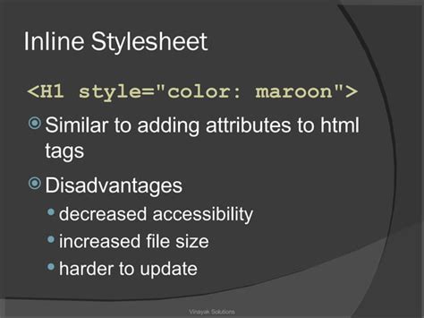 Cascading Style Sheet Ppt