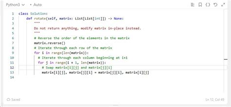 Honorine Ndom Ndzah On Linkedin Leetcoderotateimage