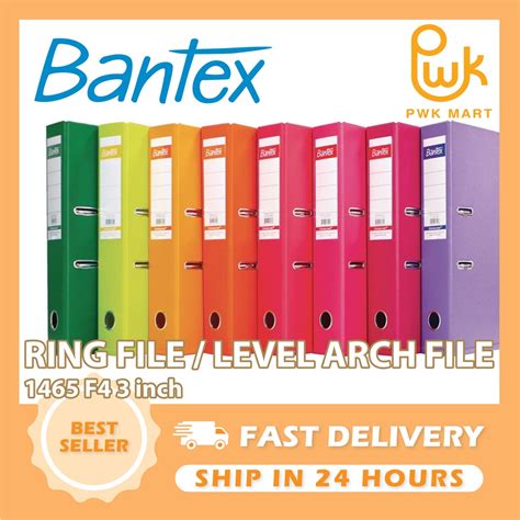 Best Quality F4 Bantex Color Pvc Ring Filehard Cover Level Arch File