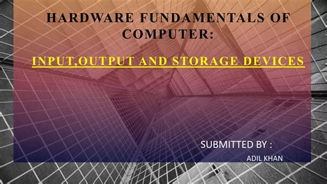 INPUT OUTPUT AND STORAGE DEVICES PPTX Data Storage And Warehousing Computing
