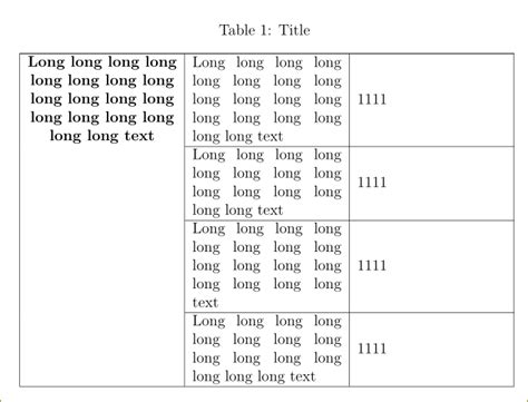 longtable different vertical alignment with multirow tex latex