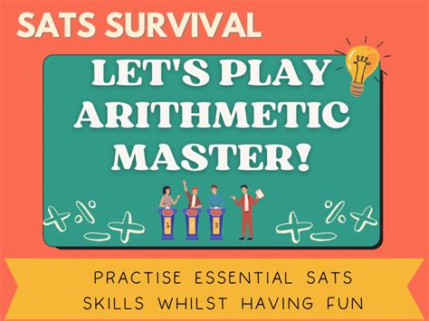 Maths Game For Year 6 Sats Arithmetic Teaching Resources