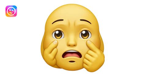 Crying Emoji With Hand On Mouth Put In A Fist Emoji Ai Emoji Generator