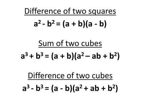 Sum Or Difference Of Squares