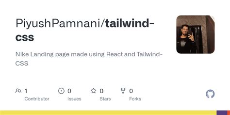 GitHub PiyushPamnani Tailwind Css Nike Landing Page Made Using React And Tailwind CSS